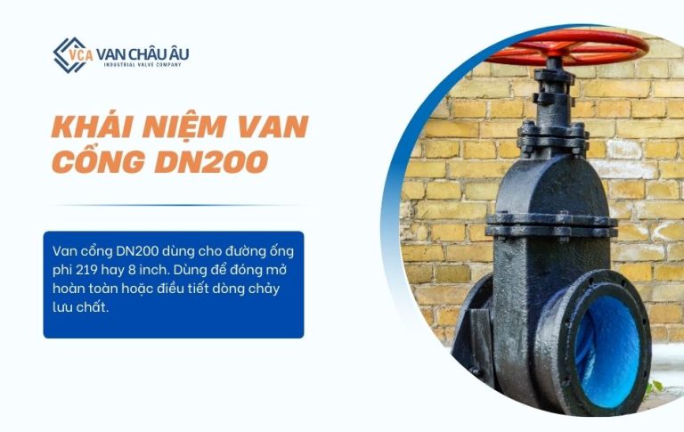Van cổng DN200 | Phân loại, Thương hiệu & Báo giá chi tiết